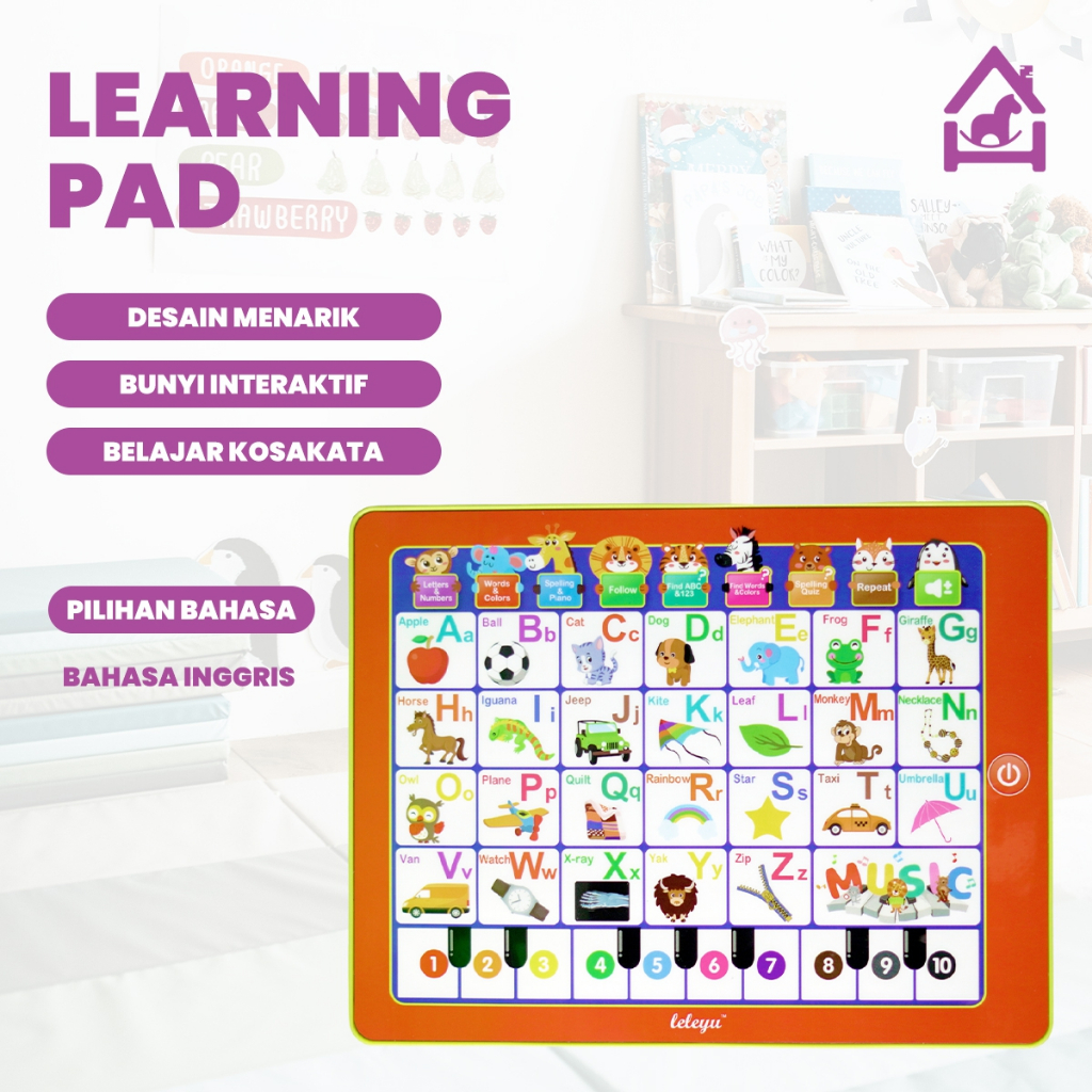 Jual Mainan Anak MAINAN IPAD MINI Playpad Mini 2 Bahasa Ipad Mini ...