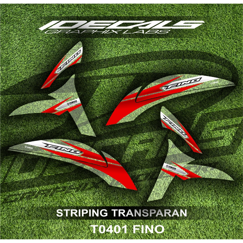 Jual t0401 sticker striping transparan motor fino simple bebea custom ...