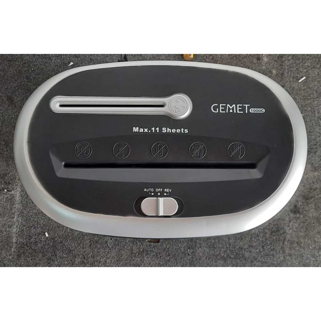 Jual Mesin Penghancur Kertas GEMET 1000C - Paper Shredder Machine ...