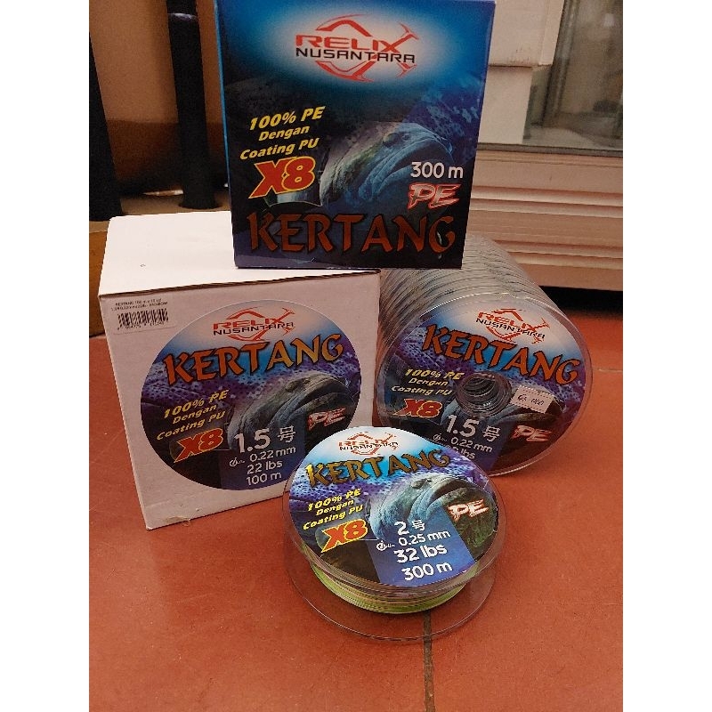 Jual PE Relix Nusantara Kertang 100m & 300m Multicolor (Coating PU Line) | Shopee Indonesia