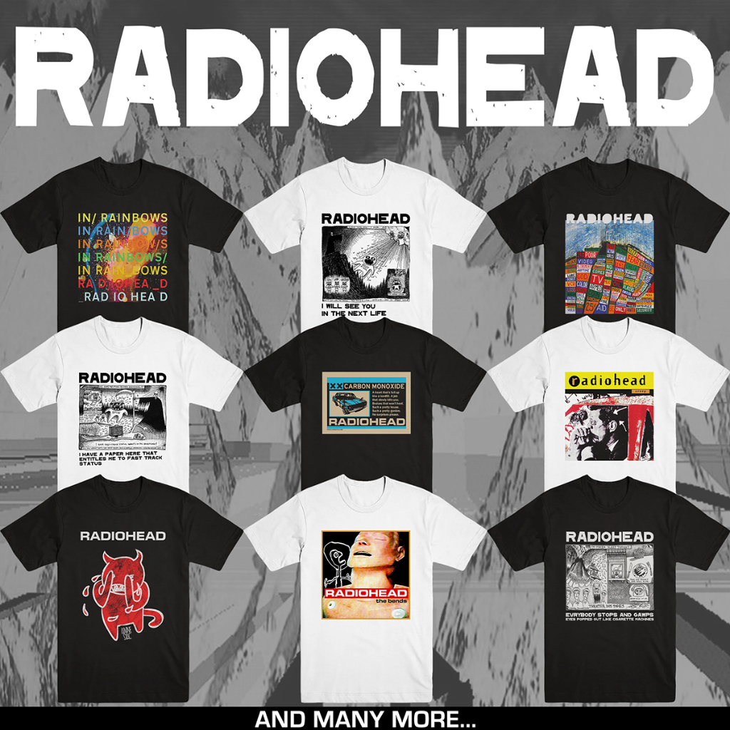 Jual RADIOHEAD | T-SHIRT BAND | ALTERNATIVE ROCK | MERCHANDISE | Shopee ...