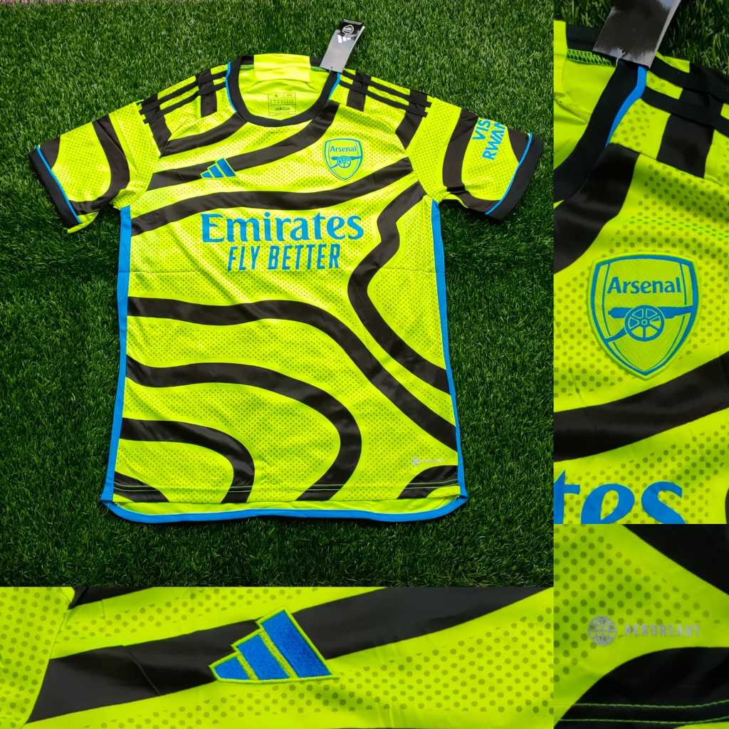 Jual Jersey Baju Kaos Bola Arsenal.l Away 2023 2024 Grade Ori GO ...
