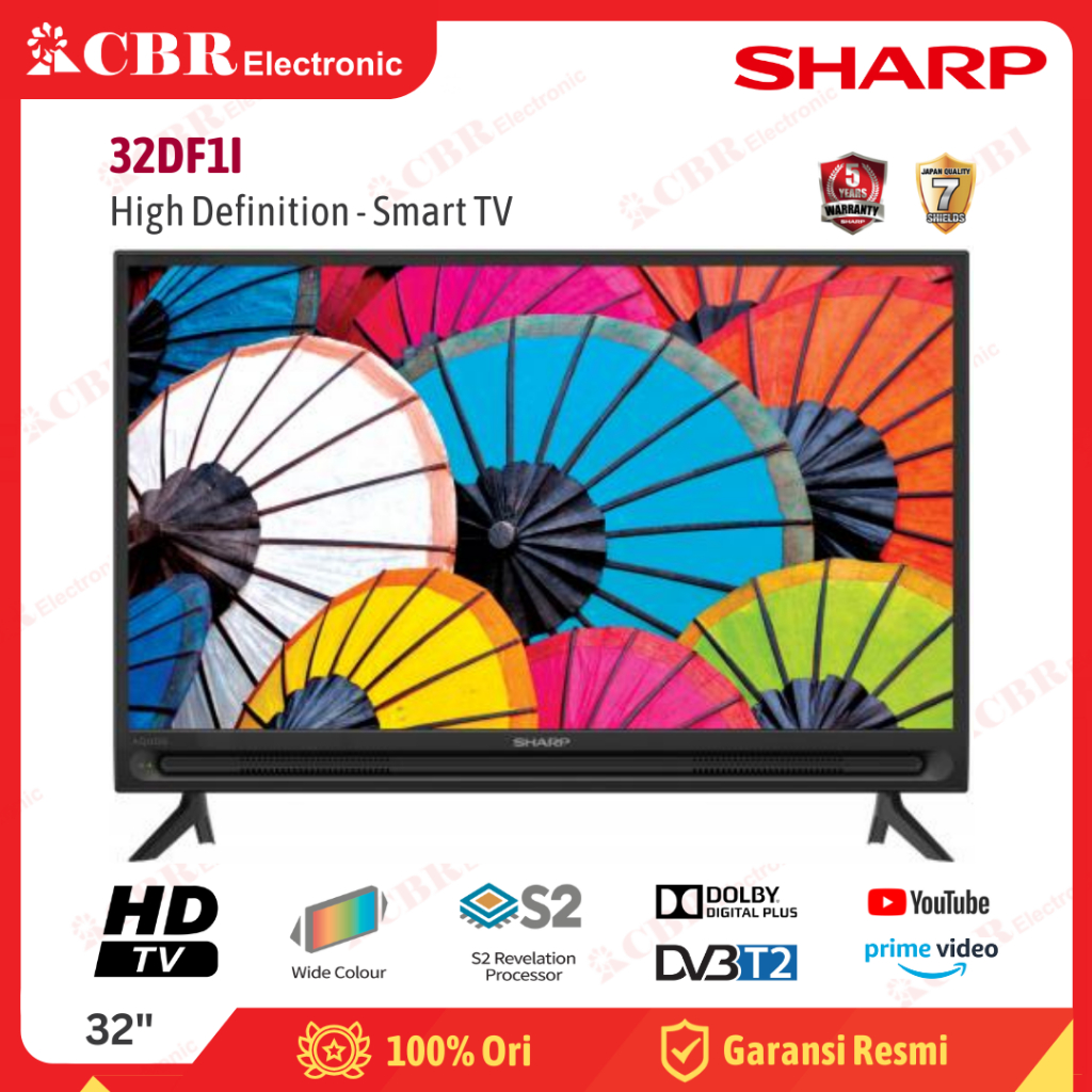 Jual TV SHARP 32 Inch LED 32DF1I (HD-Smart TV) | Shopee Indonesia