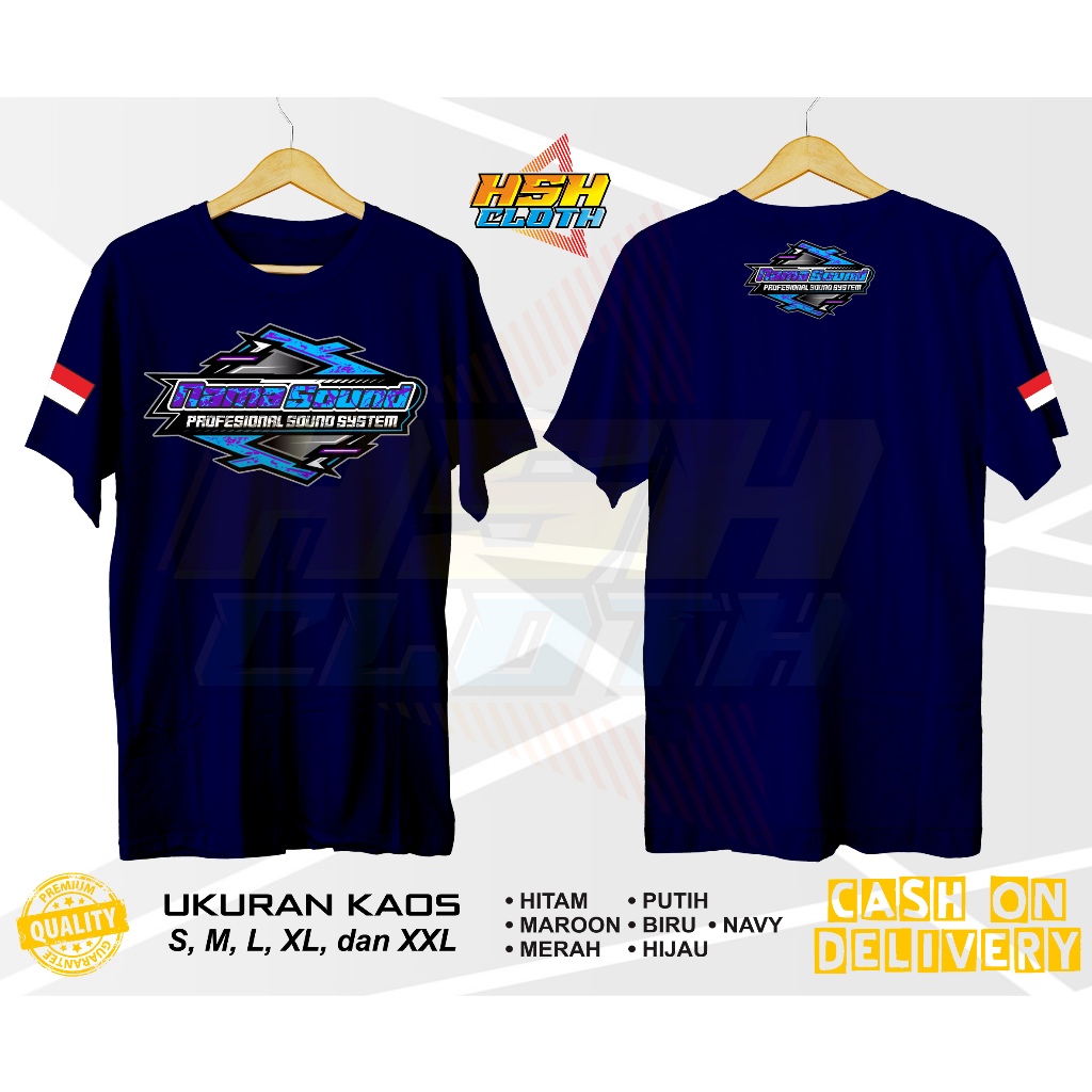 Jual Baju Kaos Distro LOGO Baru V3 Sound System Audio Custom Gratis ...