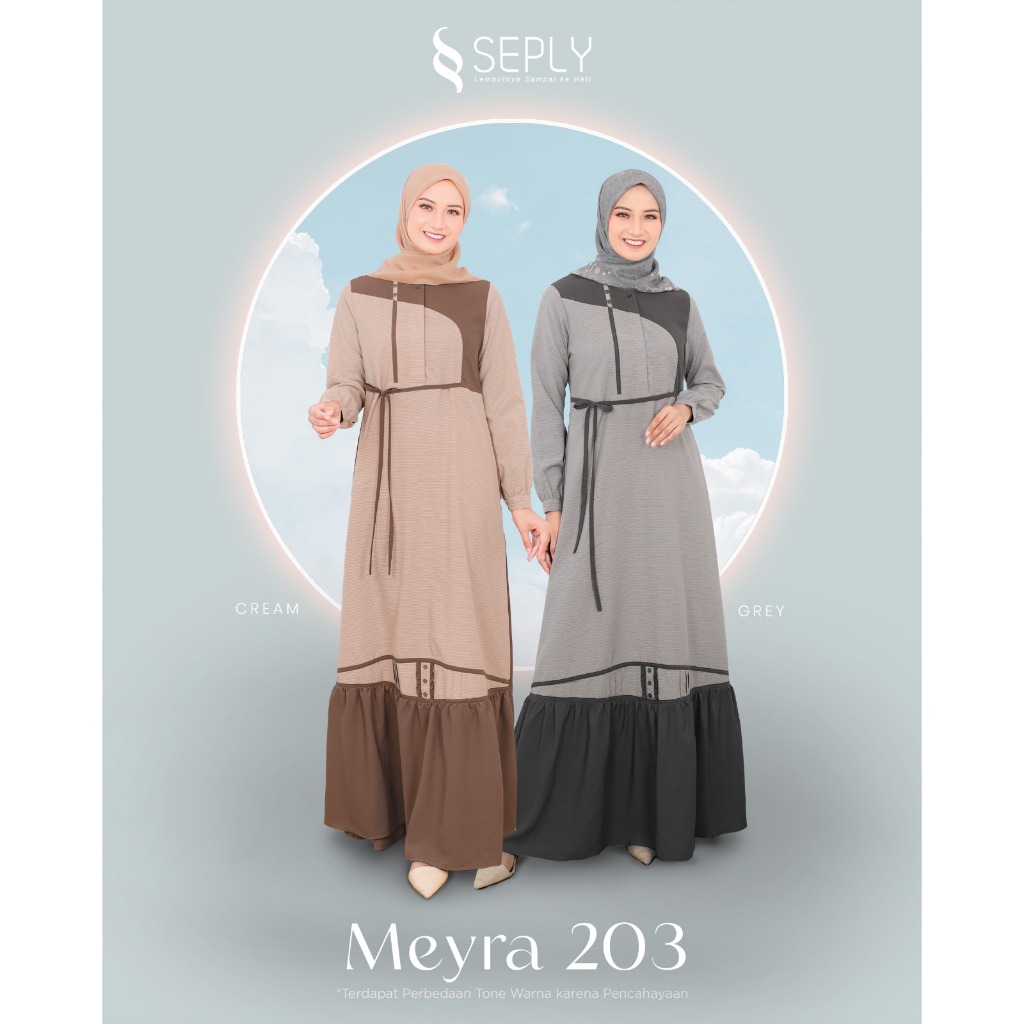 Jual Seply Gamis Daily Meyra 203 Dress Gamis | Shopee Indonesia