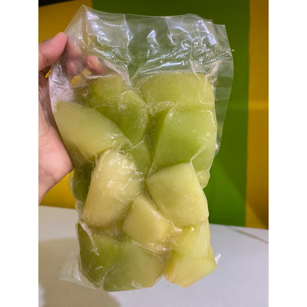 Jual Frozen Melon/Buah Beku Melon 500gr| Buah Melon Beku Potong ...