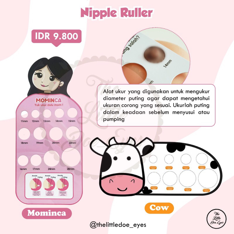 Jual Nipple Ruller Penggaris Alat Ukur Nipple | Shopee Indonesia