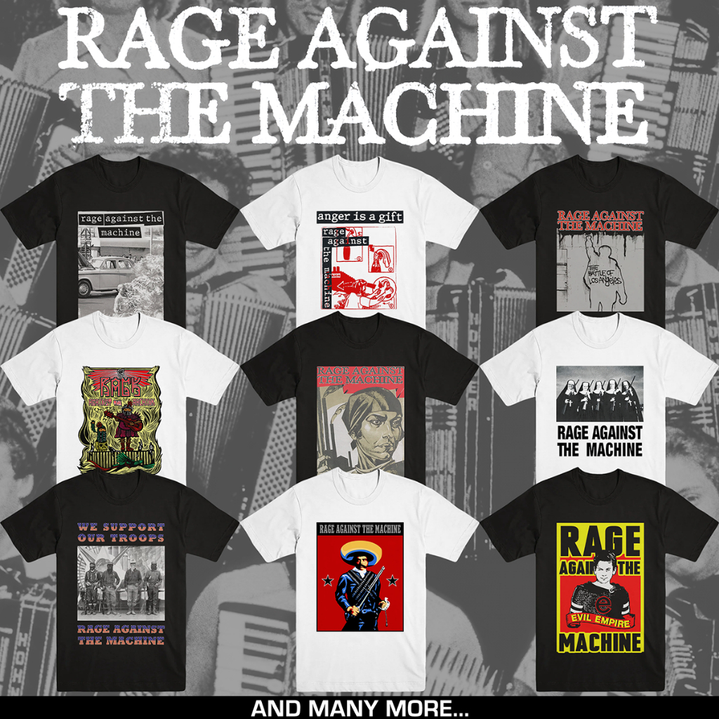 Jual RAGE AGAINST THE MACHINE | T-SHIRT BAND | RAP CORE METAL ...