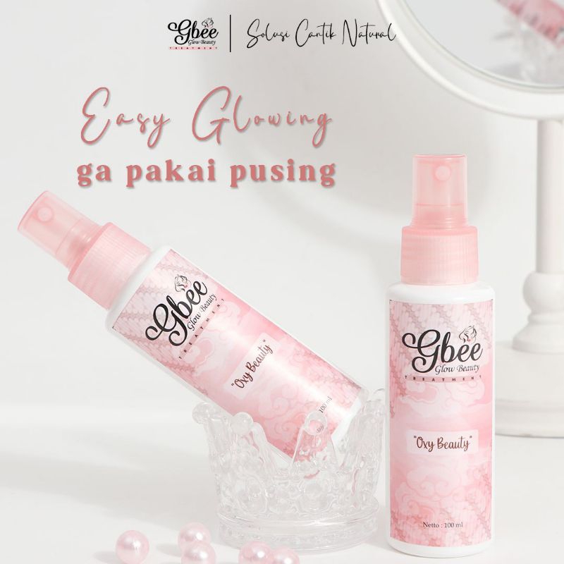 Jual GBEE GLOW BEAUTY OXY BEAUTY/Face mist/Setting spray | Shopee Indonesia