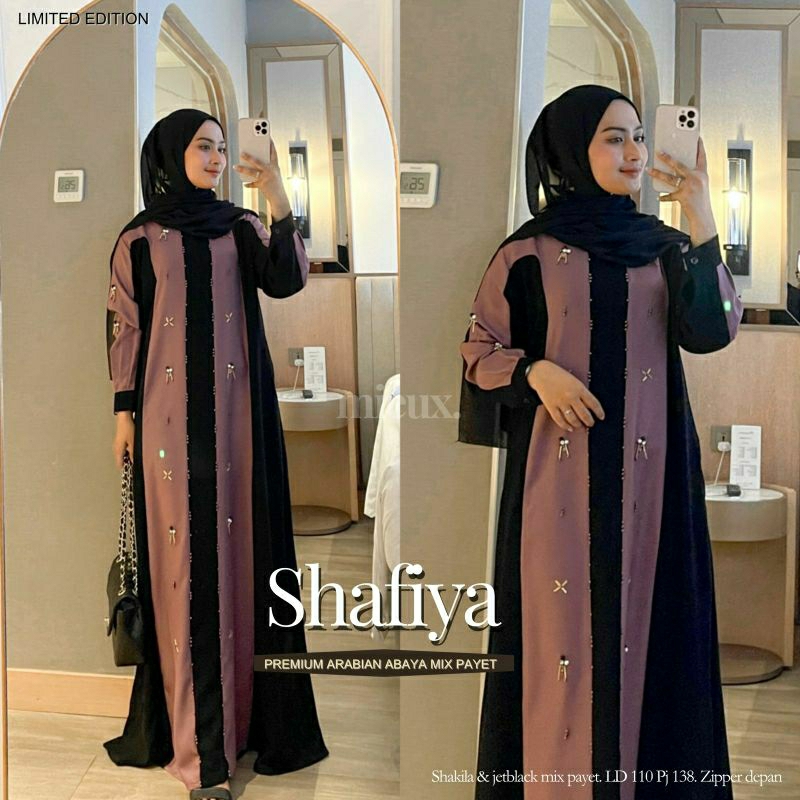 Jual Mieux Shafiya Gamis Turkey Ukuran LD 110 Allsize | Shopee Indonesia