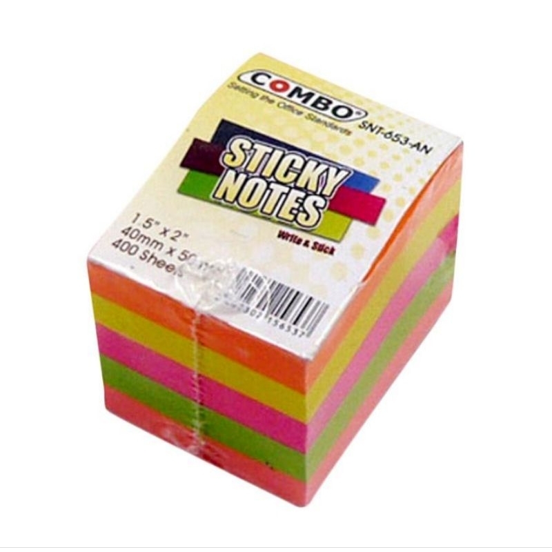 Jual Sticky Notes combo SNT-653AN kertas memo tempel post it index mark ...