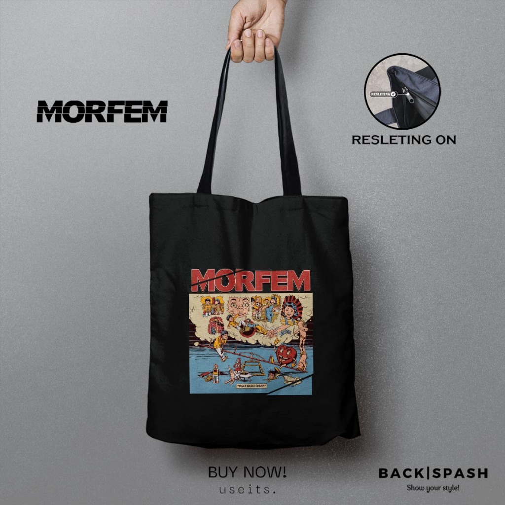 Jual Totebag Morfem - Totebag Tas Band Morfem THD | Shopee Indonesia