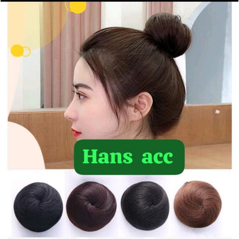 Jual FUN BUN cepol korea/korean bun sanggul moderen | Shopee Indonesia