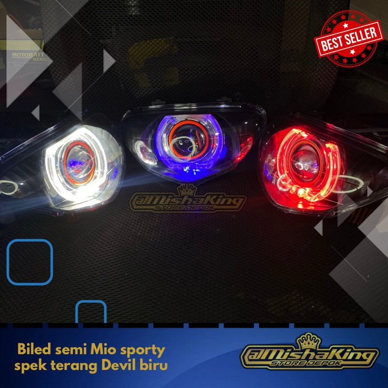 Jual Lampu bilet biled mio sporty mio lama spek full set reflektor ...