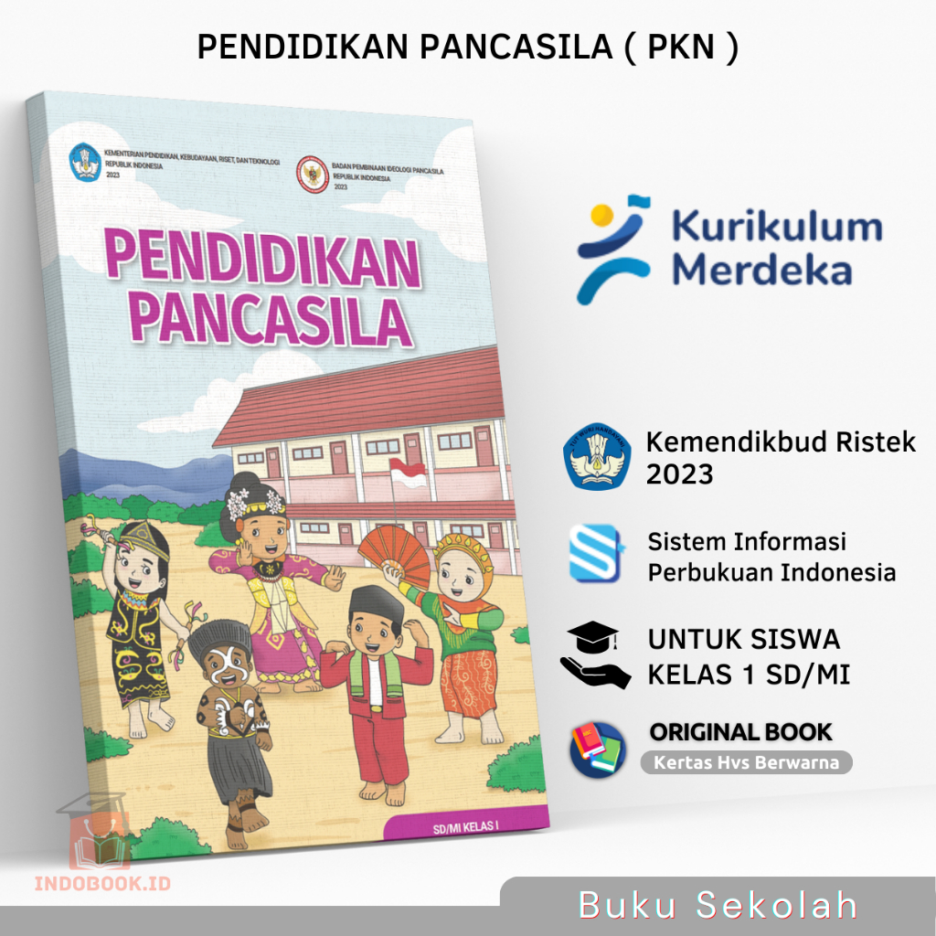 Jual Buku Siswa Paket PKN Kelas 1 SD/MI Kurikulum Merdeka Belajar Untuk Anak Murid Siswa Sekolah ...