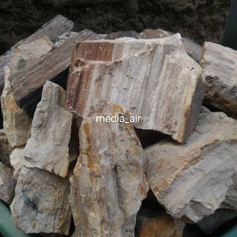 Jual batu fosil kayu aquascape 1 karung isi 10 kg | Shopee Indonesia