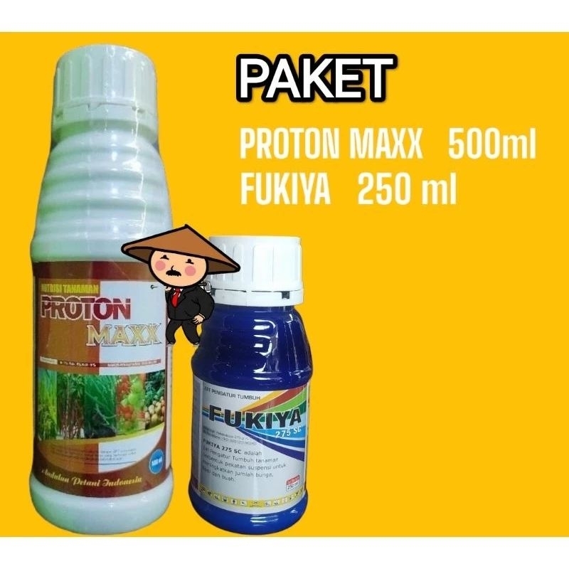 Jual PROTON 500 ml + FUKIYA 250 ml - paket Nutrisi Tanaman | Shopee ...
