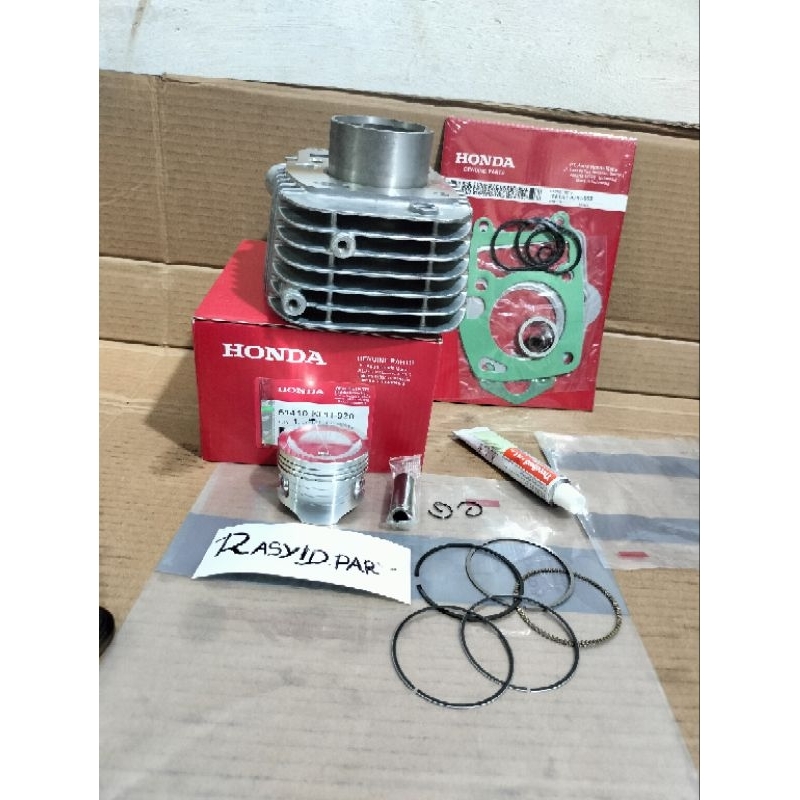 Jual Blok seher komplit isi piston kit honda supra x 125 fi | Shopee Indonesia