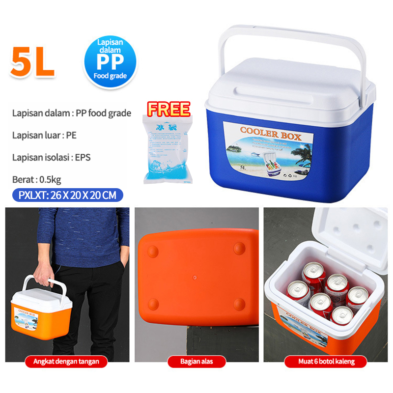 Jual 5Liter/8Liter/13Liter/26 Liter/28 Liter/Cooler Box Outdoor Cooler ...