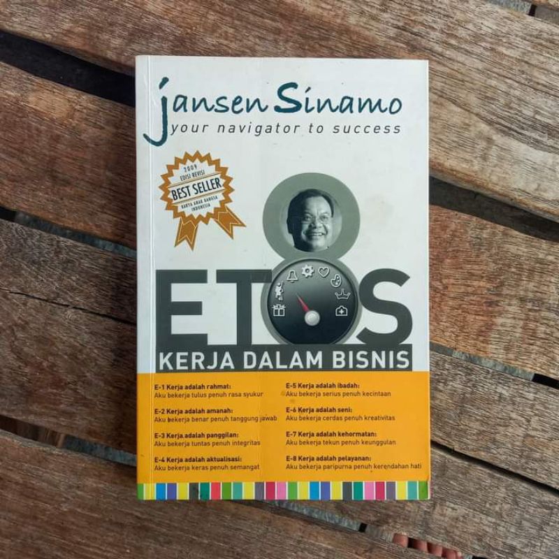Jual buku 8 ETOS KERJA DALAM BISNIS - Jansen Sinamo | Shopee Indonesia