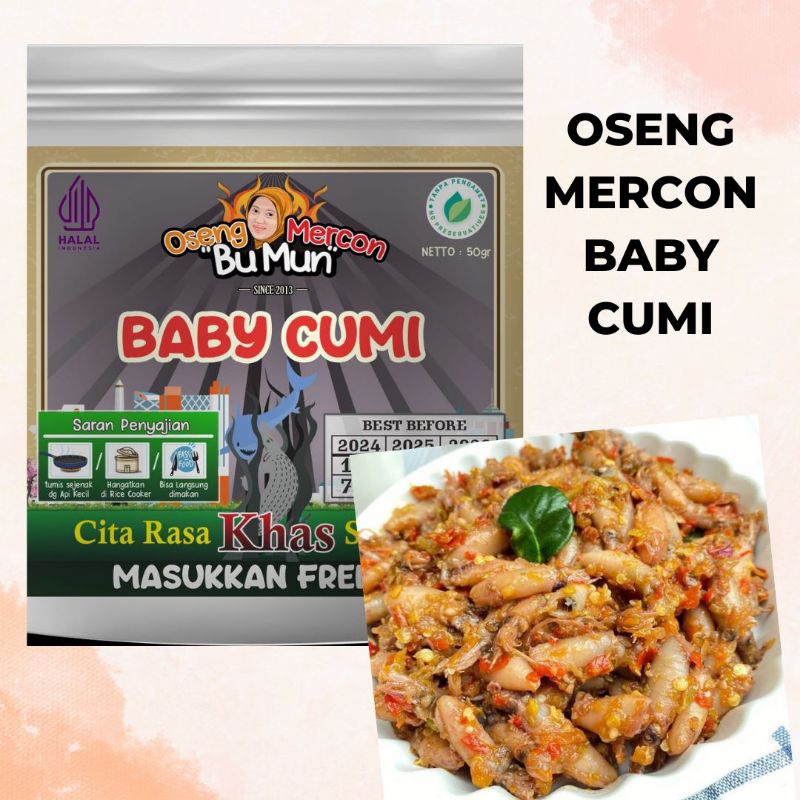 Jual OSENG MERCON BU MUN /cumi/paru/daging sapi/tuna suwir/udang ...