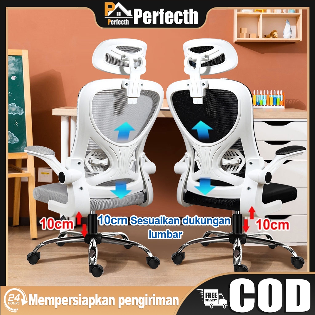 Jual Kursi Ergonomis Gaya dengan Kursi Kantor Mesh Kursi Komputer Kursi Gaming dengan Sandaran ...