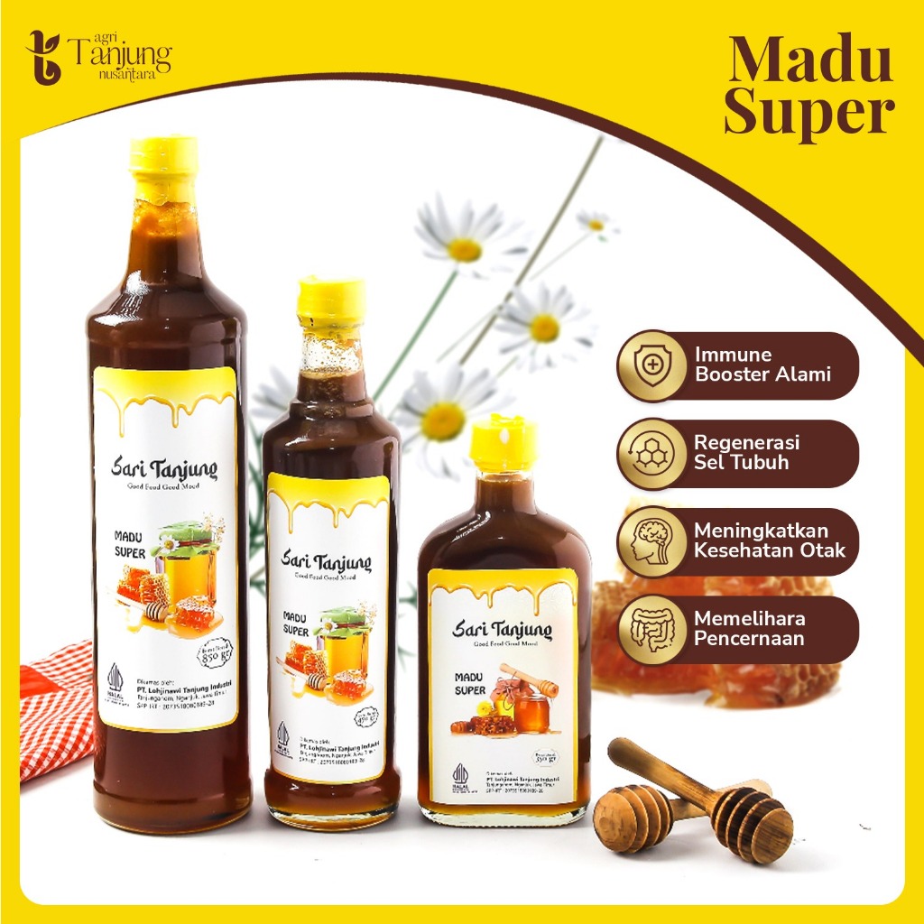 Jual Sari Tanjung - Madu Super (Madu + Bee Pollen + Royal Jelly) 350 ...
