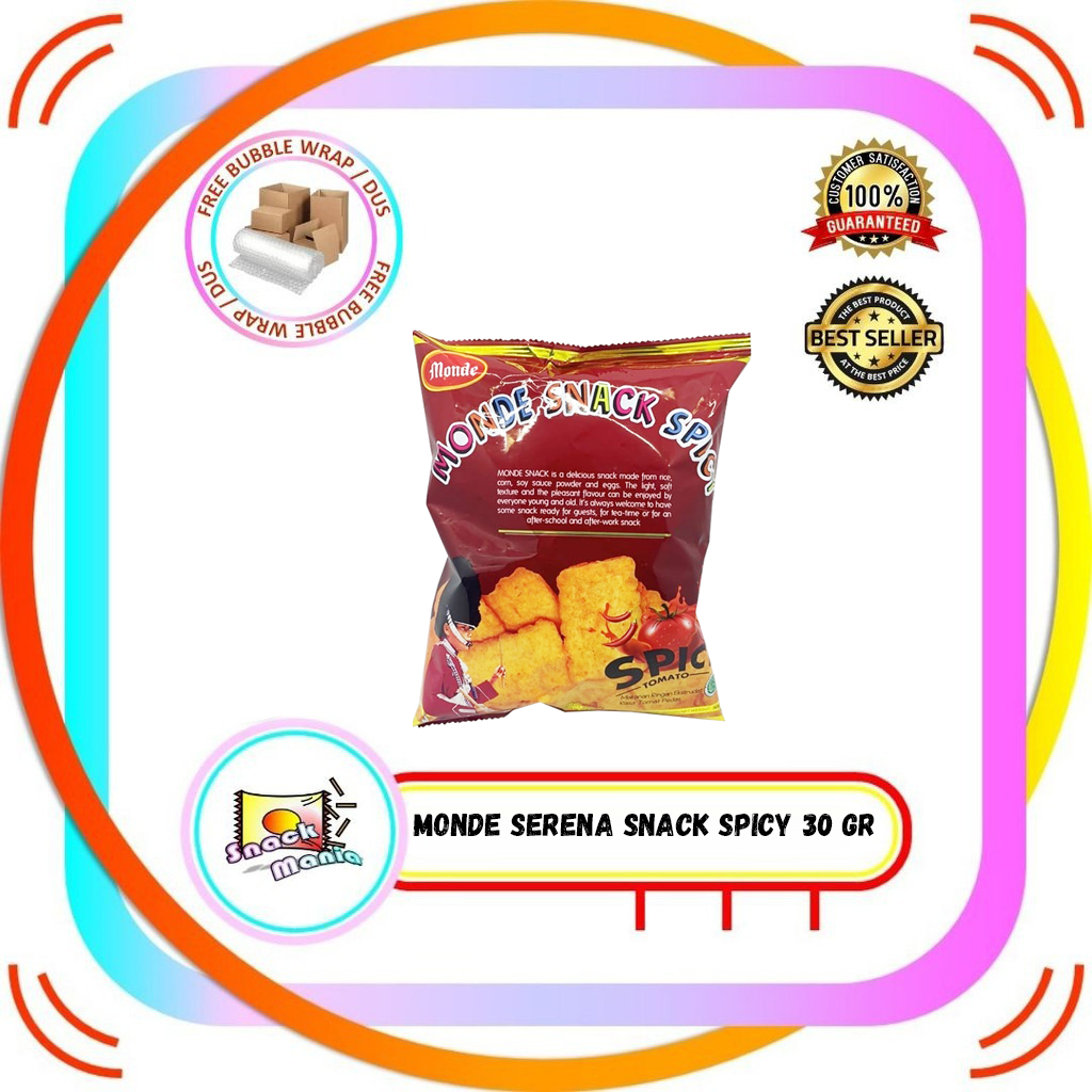 Jual Monde Serena Snack Spicy Red Snack Red Tomato ~ 30 gr | Shopee ...