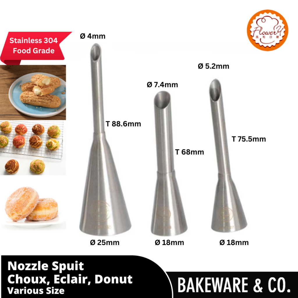 Jual Nozzle Donut Spuit Filling Pastry Choux Sus | Shopee Indonesia