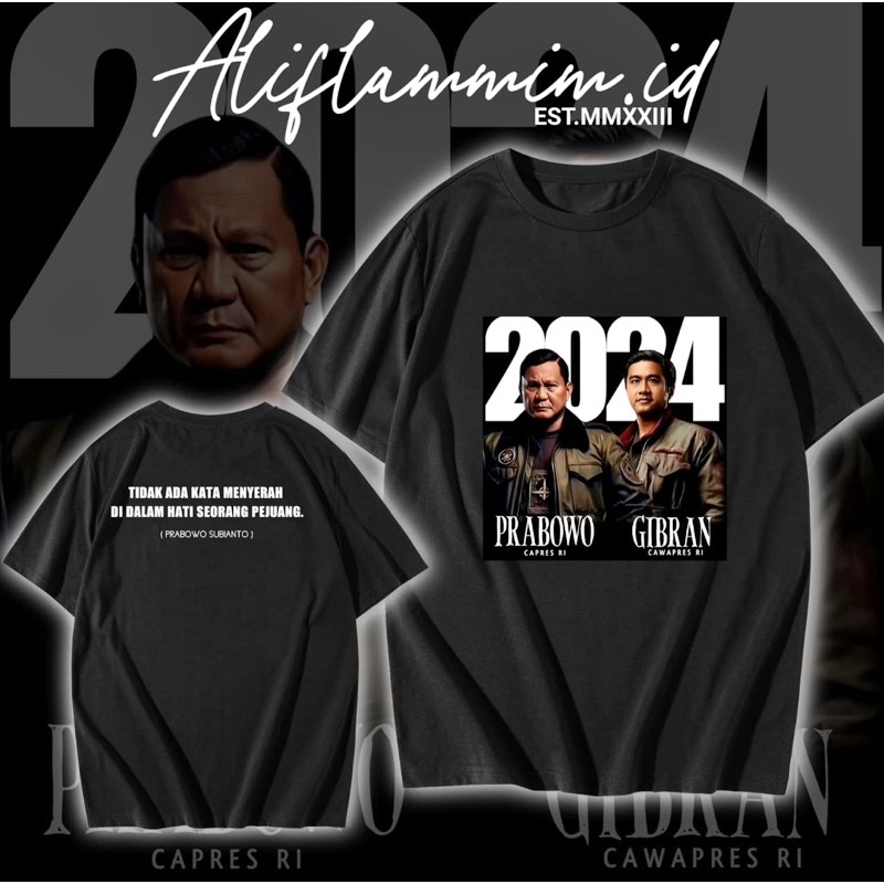 Jual Kaos Baju Distro Prabowo Subianto Gibran Rakabuming Capres ... Jual Kaos Baju Distro Prabowo Subianto Gibran Rakabuming Capres ...