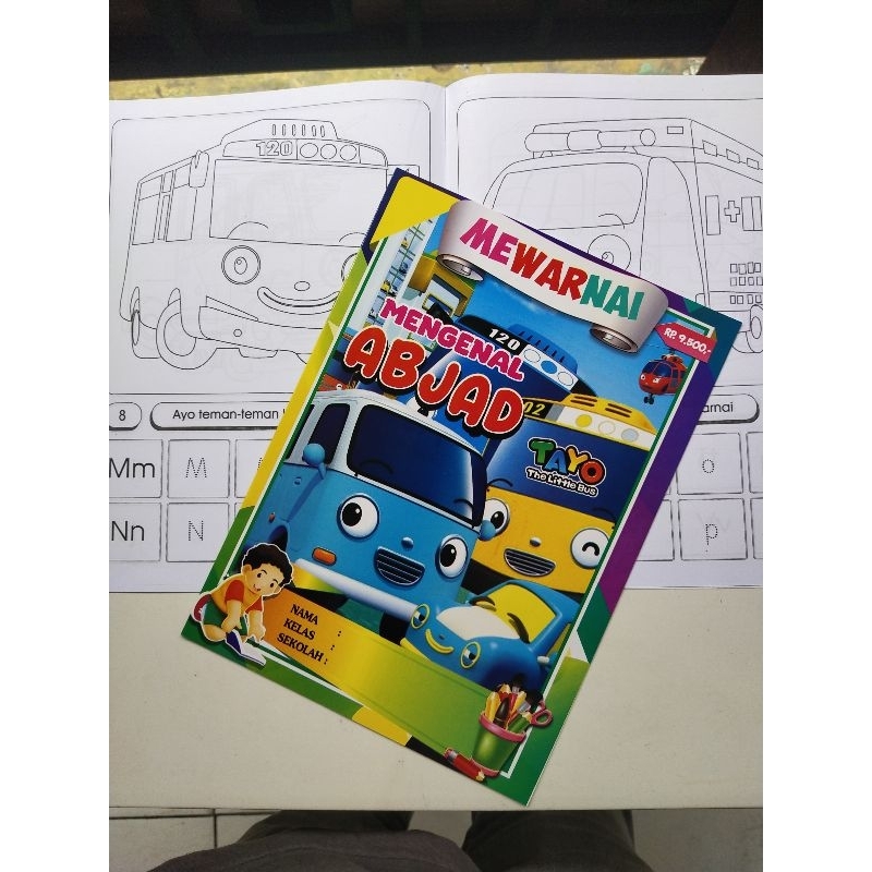Jual Buku Mewarnai PAUD & TK Gambar Kartun Ukuran A4 | Shopee Indonesia