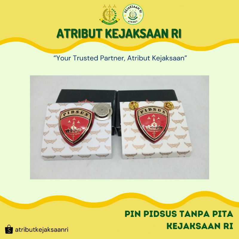 Jual ATRIBUT KEJAKSAAN RI - PIN PIDSUS TANPA PITA KEJAKSAAN RI | Shopee ...