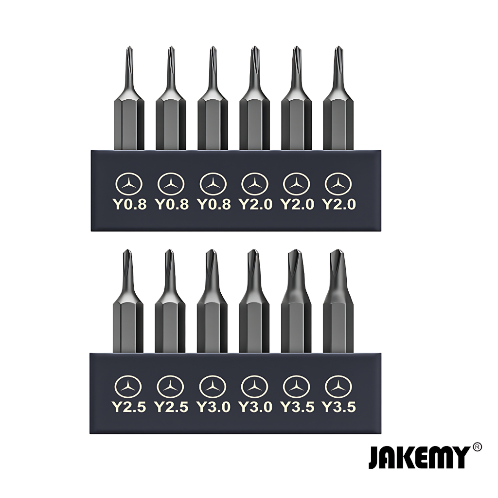Jual Jakemy JM-Type 6 Bits Mata Obeng Y Set Kualitas CRV H4*28MM ...