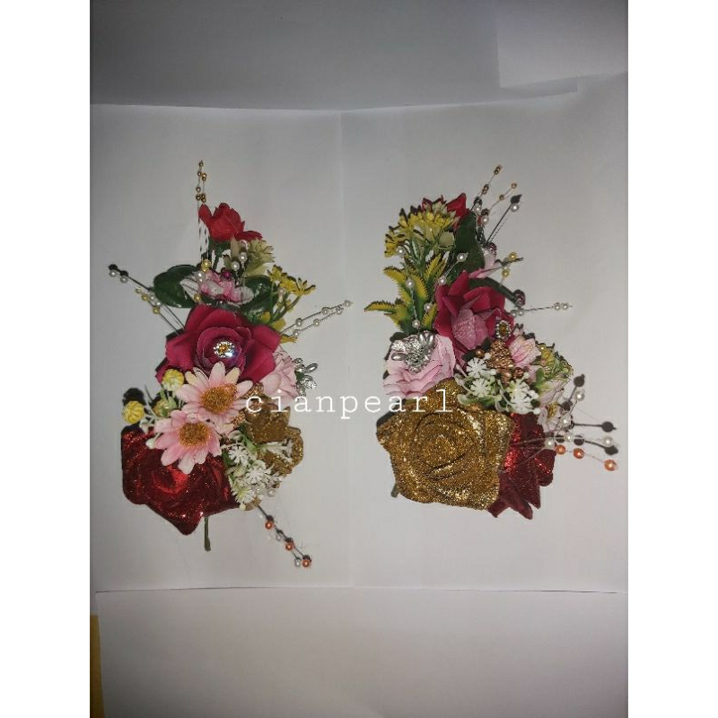Jual bunga niowalu adat nias bunga samping bunga sanggul hairdo flower ...