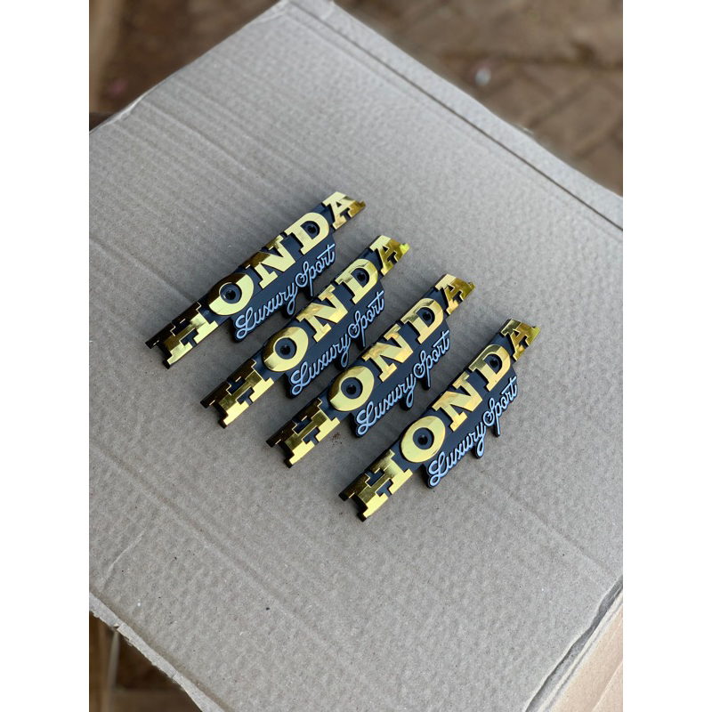 Jual Logo emblem tengki tangki honda gl pro glpro gl max kanan kiri ...
