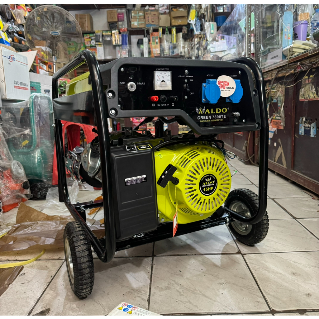 Jual MESIN GENSET / GENERATOR BENSIN LISTRIK 6.5KVA 6500WATT ALDO ...