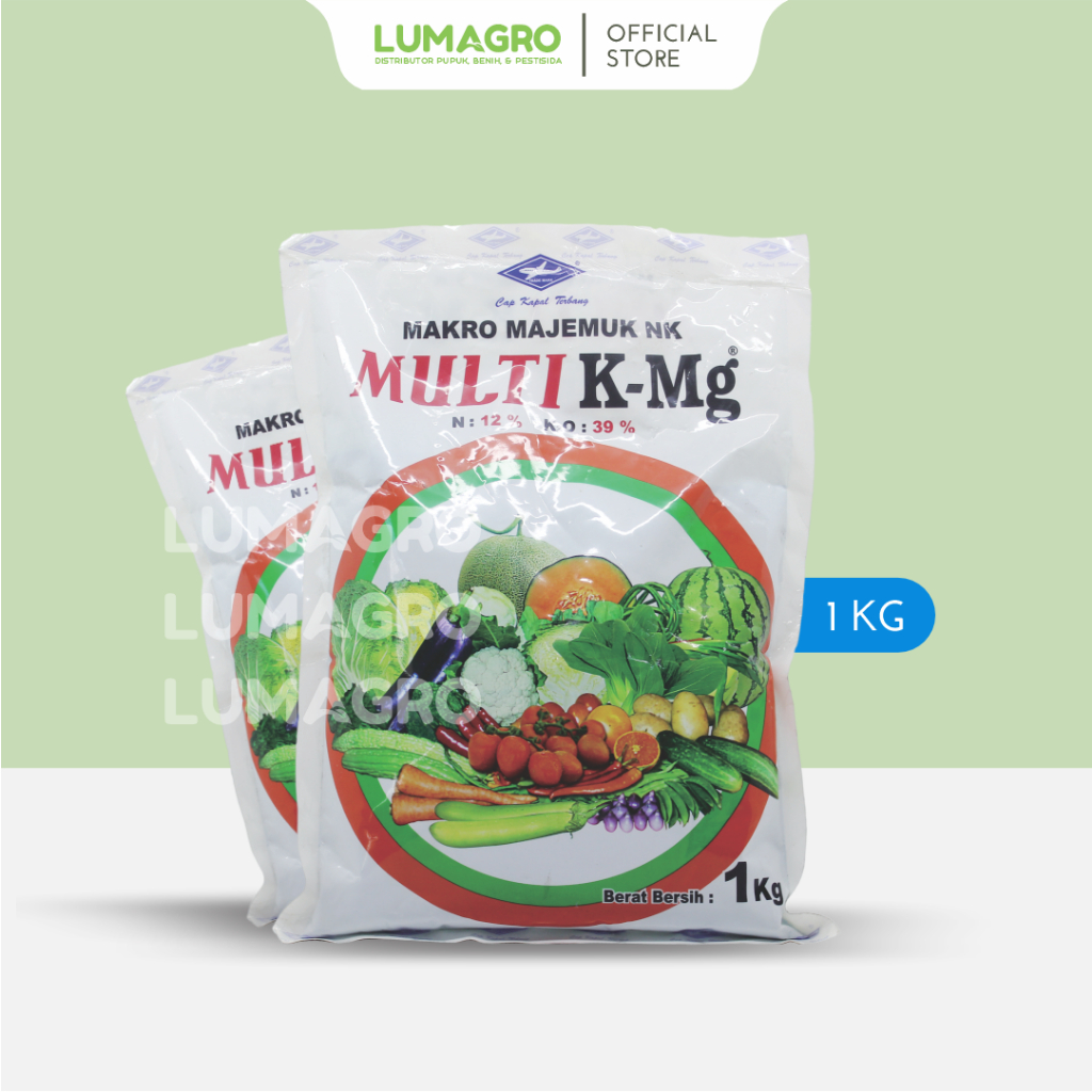 Jual Pupuk Multi K-Mg 1Kg Nitrogen Kalium Magnesium Pencegah Rontok Bunga dan Buah KMG Cap Kapal ...