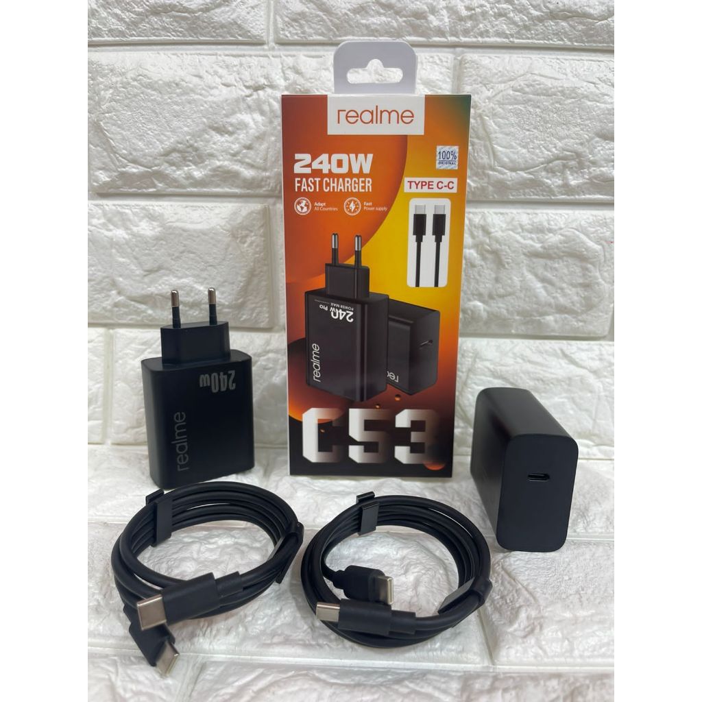 Jual Promo Charger casan cas Terbaru Realme C53 5G 240W VOOC Support ...