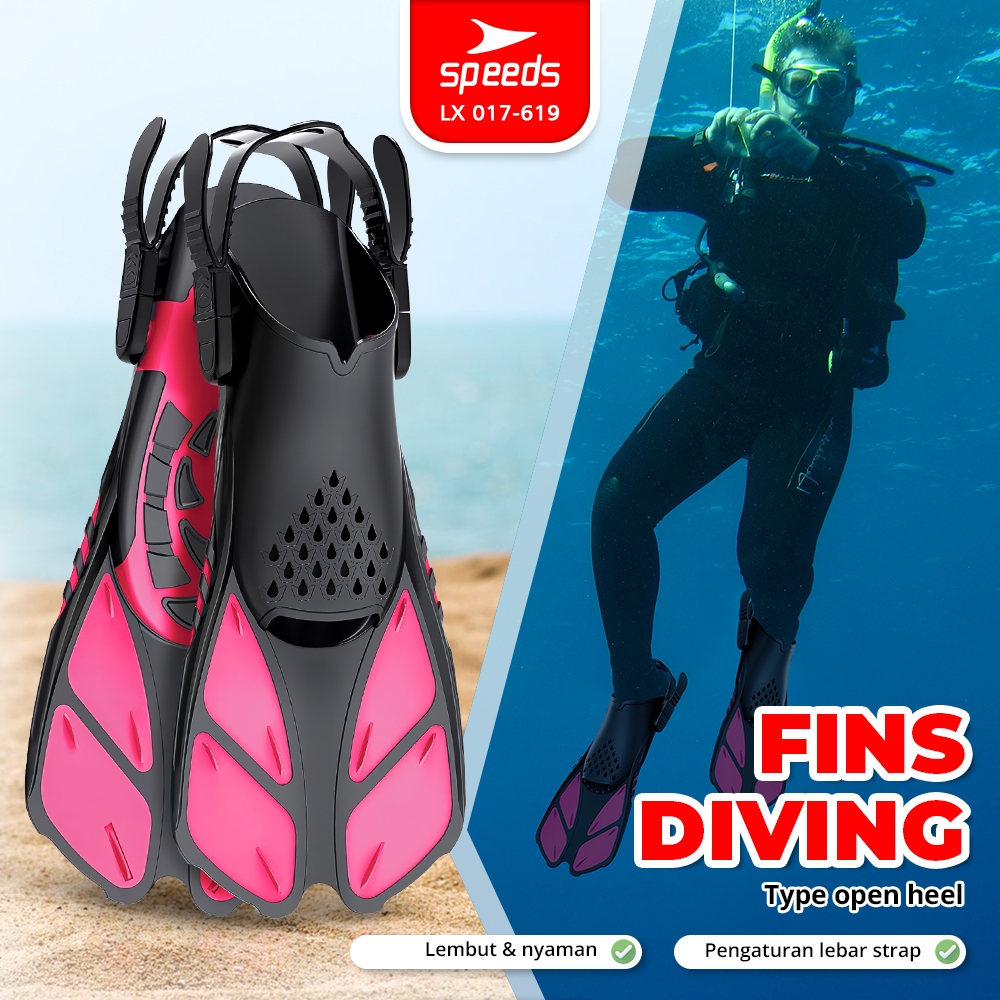 Jual SPEEDS Kaki katak Snorkeling Fins Kaki Katak Renang Fins Diving ...