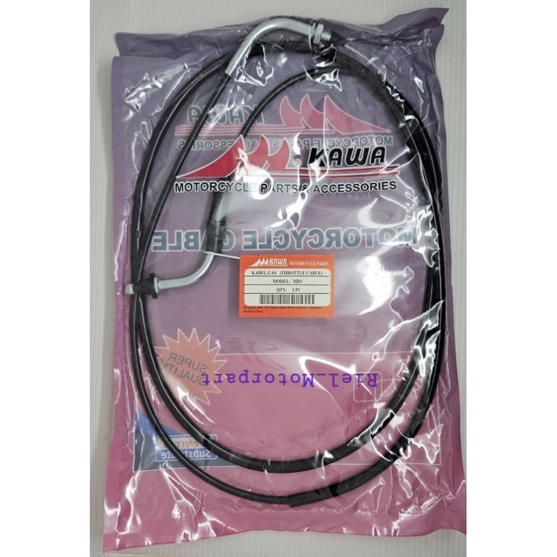 Jual Kabel Gas (KW) MIO tali selang throttle cable KAWA MIO SOUL ...