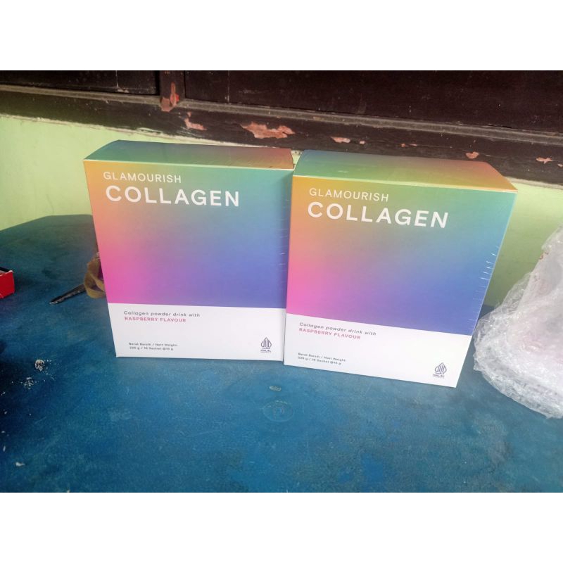 Jual kolagen Glamourish Collagen isi 15sachet BPOM Premium Saffron ...
