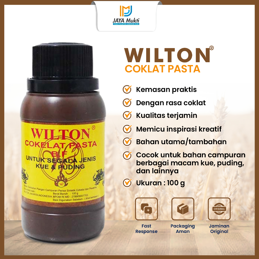 Jual Coklat Pasta Wilton Black Forest 100Gr Bahan Campuran Kue Roti ...