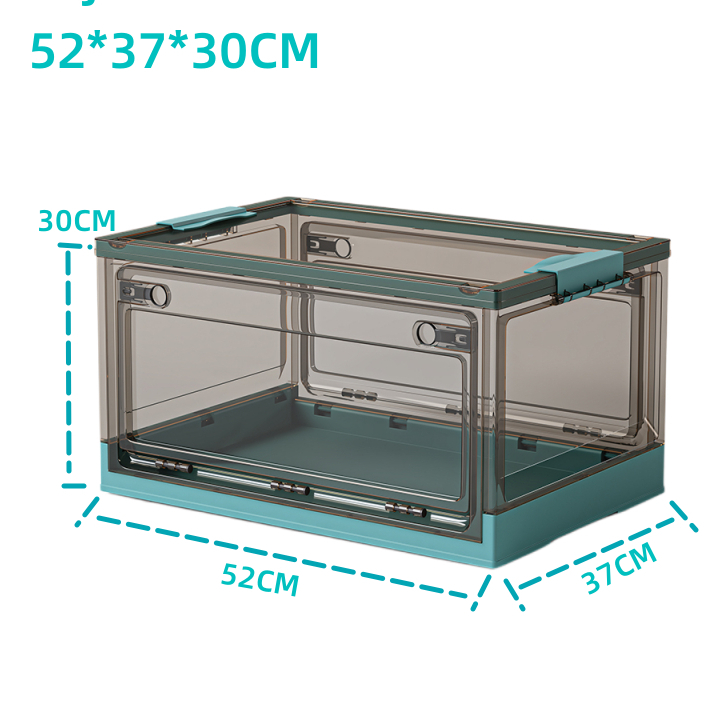 Jual Transparan Storage box Foldable Penyimpanan Box Kapasitas ekstra ...