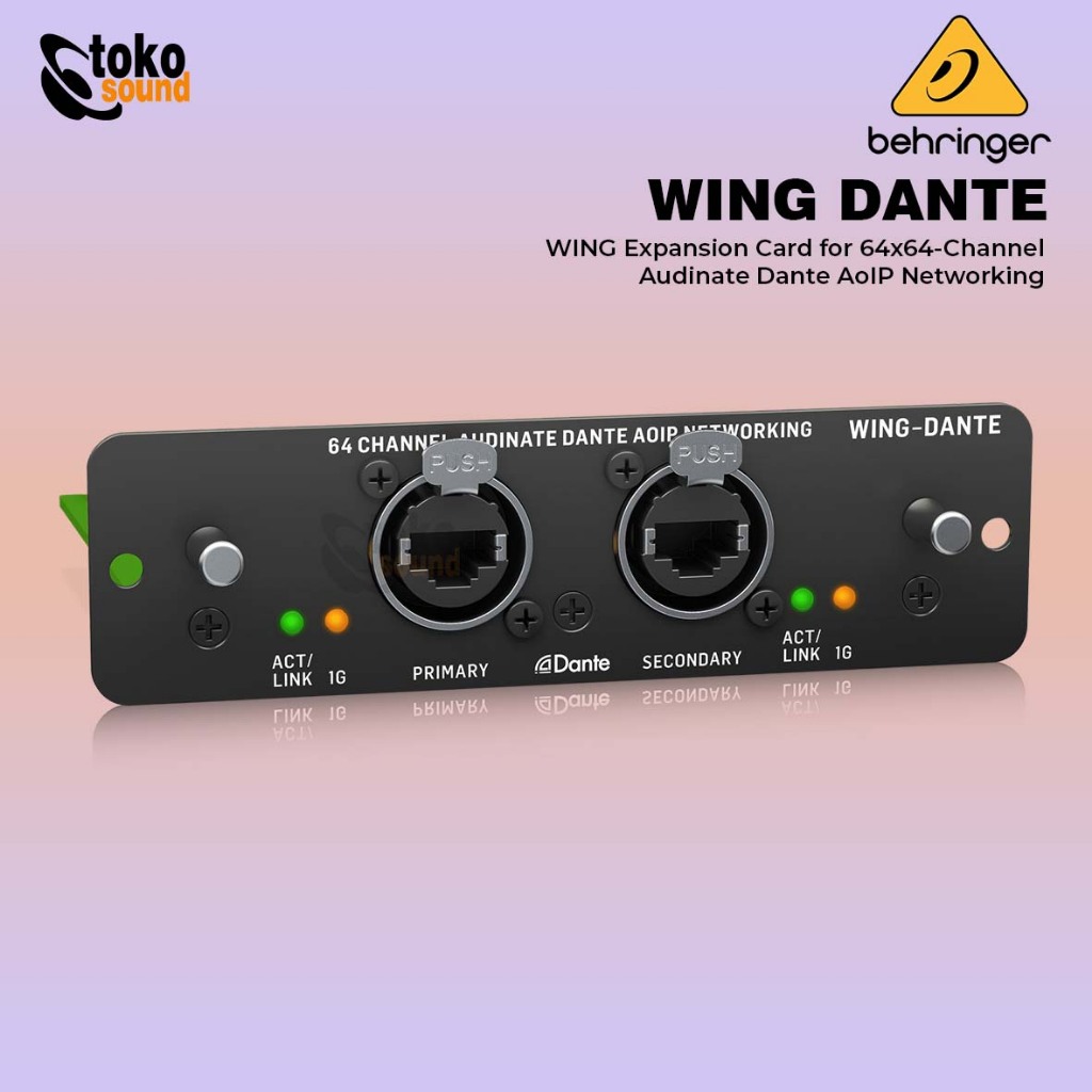 Jual Behringer WING-DANTE - 64 Channel Dante Expansion Card | Shopee Indonesia