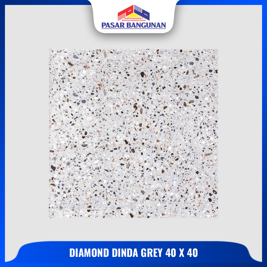 Jual Keramik Diamond Dinda Grey 40x40 kw 1 | Shopee Indonesia