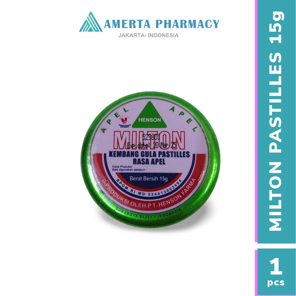 Jual Milton Pastilles Candy 15gr Permen Kaleng Rasa Apel | Shopee Indonesia