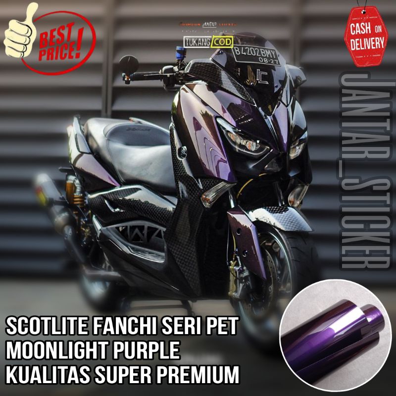 Jual Sticker Scotlite Moonlight Purple Super Glossy Premium Stiker ...