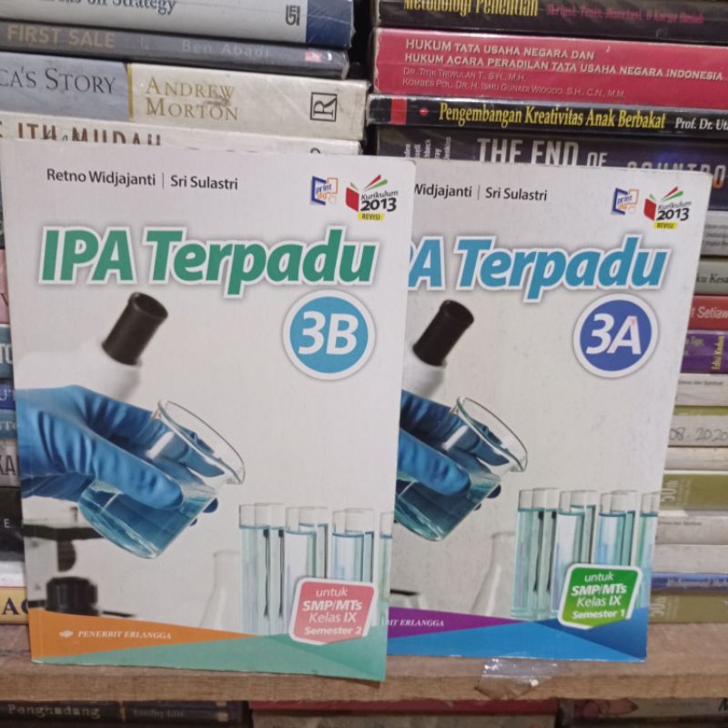 Jual buku bekas kurikulum 2013 edisi revisi IPA TERPADU UNTUK SMP/ MTS ...