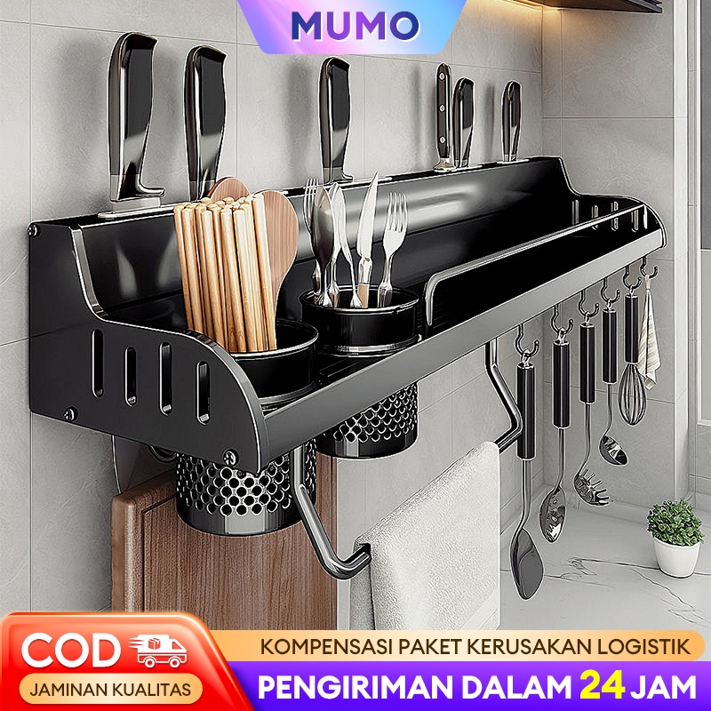 Jual Rak Bumbu Dapur Rak Dinding Stainless steel Rack Bumbu Gantung Rak ...