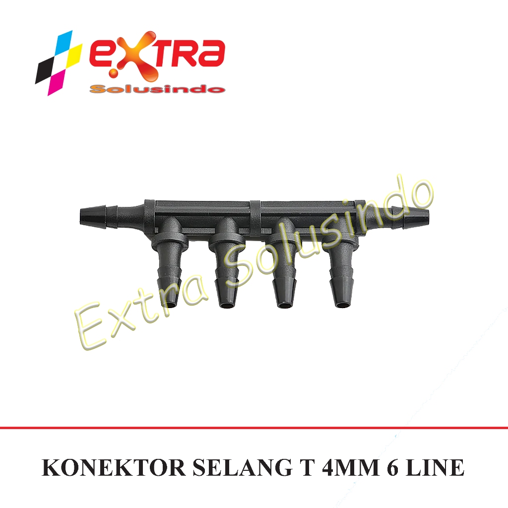 Jual KONEKTOR SELANG T UV 4MM 6 LINE | Shopee Indonesia